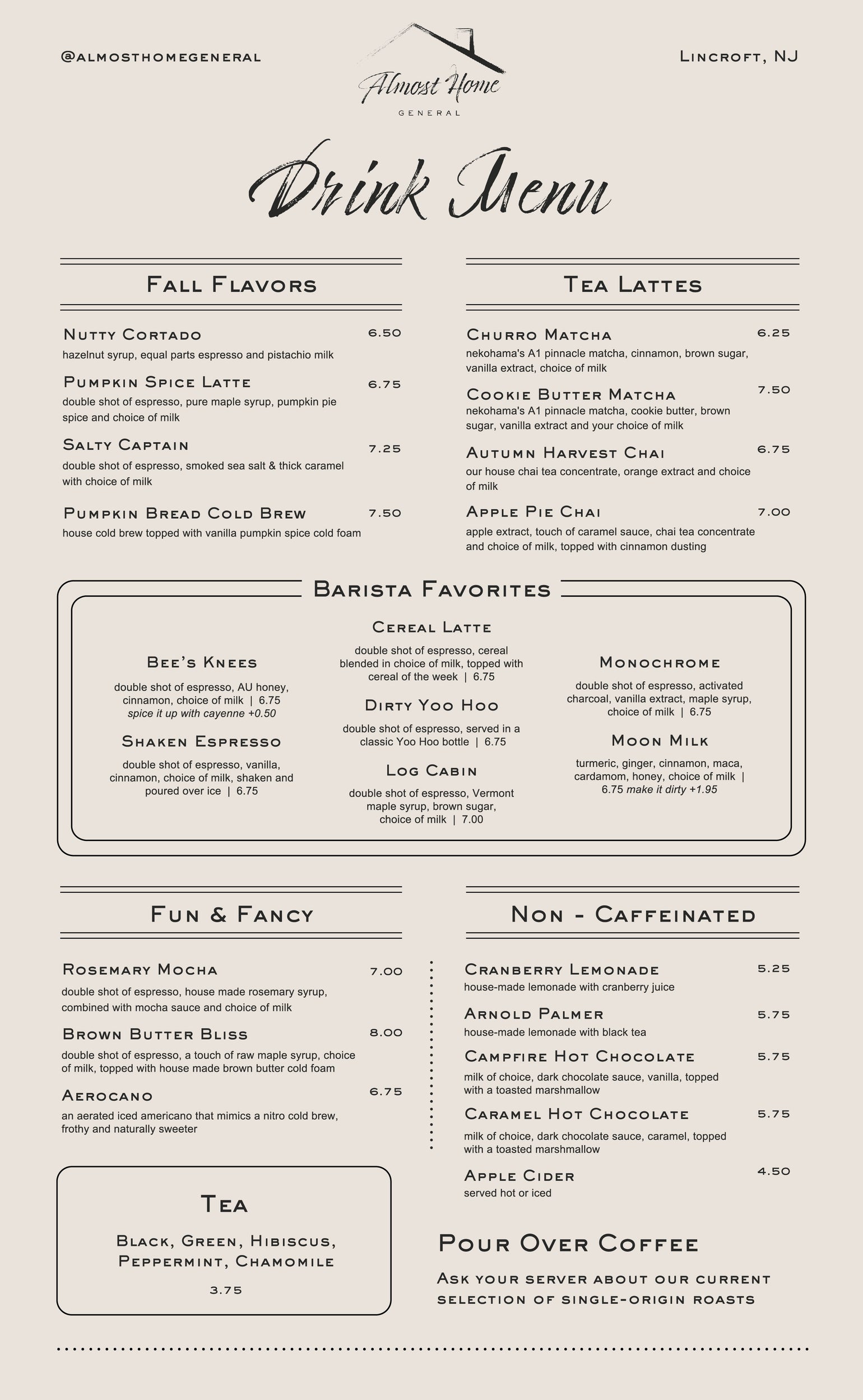 Lincroft – Almost Home General